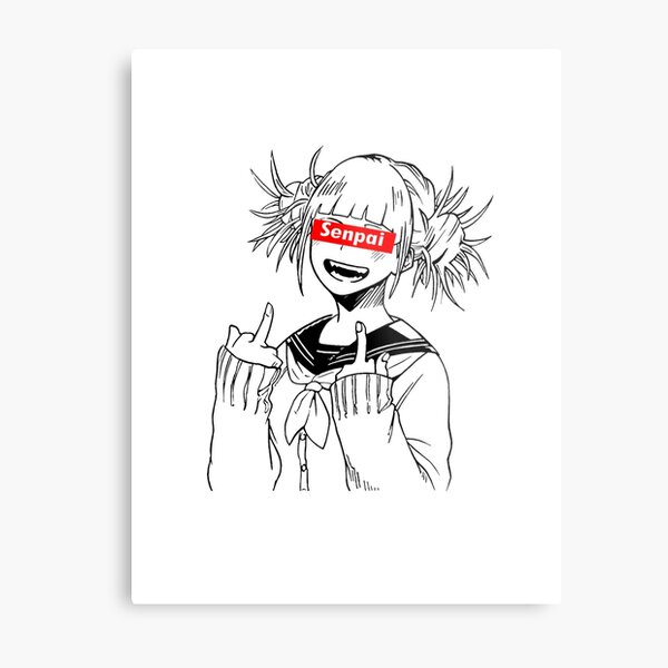 "Himiko Toga Senpai close up Manga panel" Metal Print by ZeroSuitArt ...