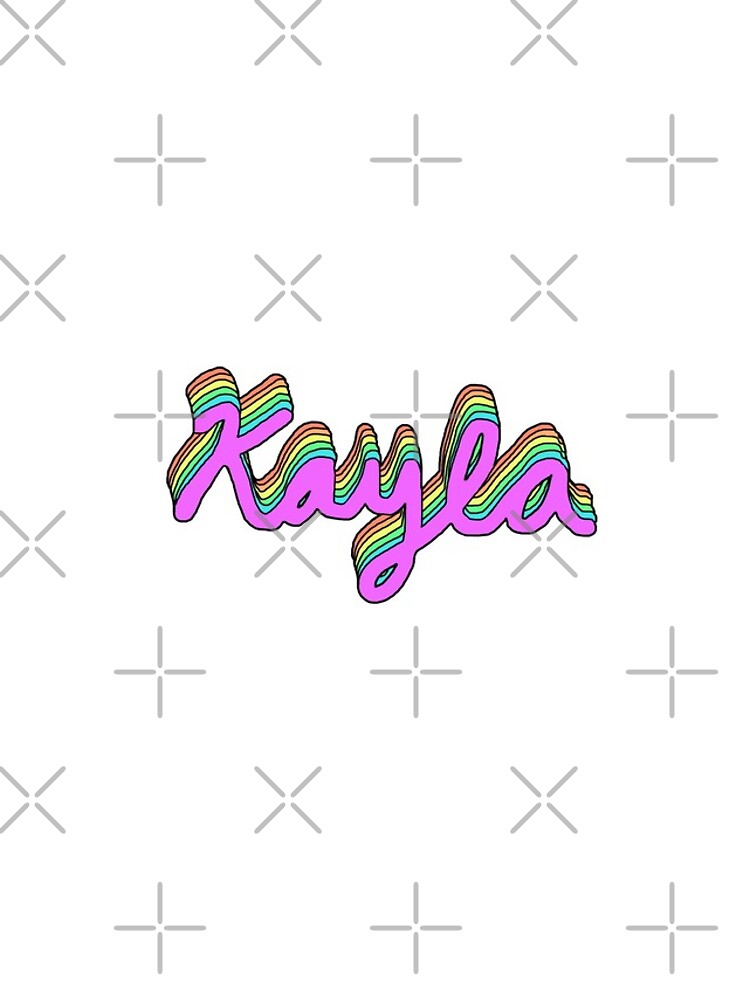 "rainbow name kayla " iPhone Case for Sale by KaylaH22 | Redbubble