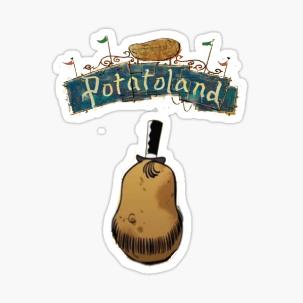 "Potatoland USA" Sticker for Sale by jwilson27 | Redbubble