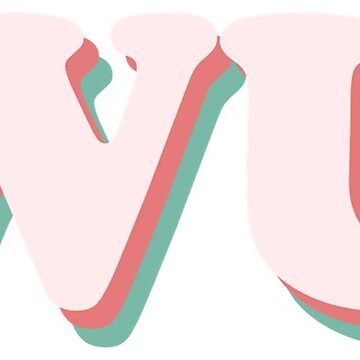 "WU" Sticker for Sale by ElizabethKooman | Redbubble