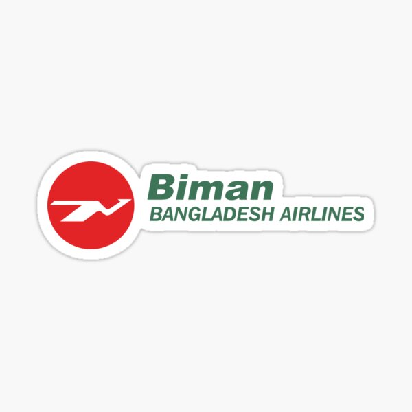 "Biman Airlines logo" Sticker for Sale by trevorr | Redbubble