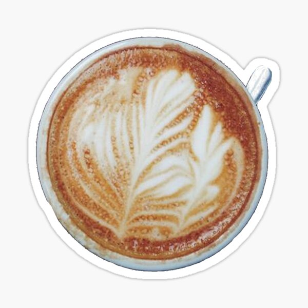 "Latte Art" Sticker by trendystickers | Redbubble