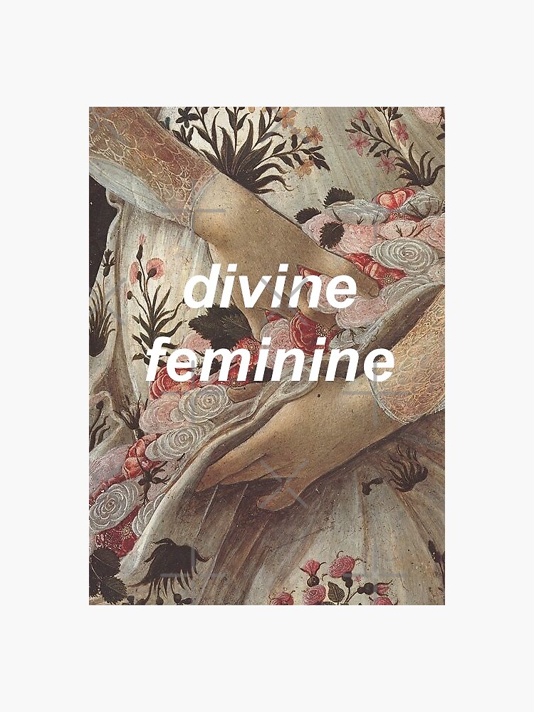 "divine feminine" Sticker for Sale by callahand97 | Redbubble