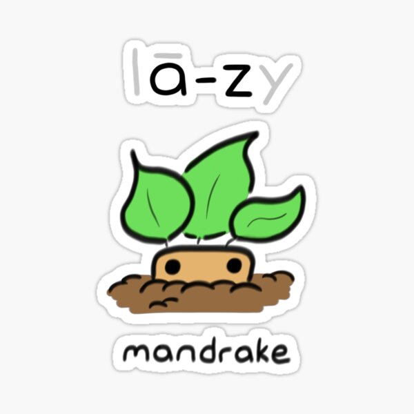 "Mandrake" Sticker by lighthandsome | Redbubble