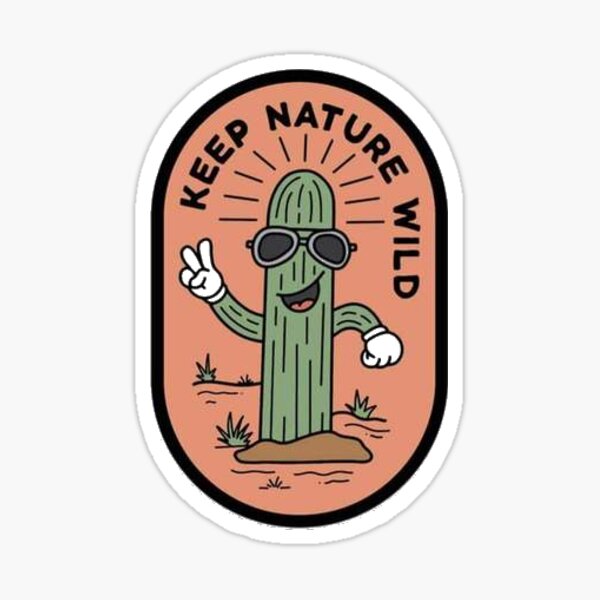 "Keep Nature Wild Sticker" Sticker by claytonhester | Redbubble