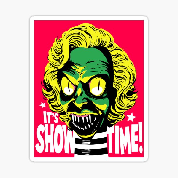 "Showtime" Sticker for Sale by butcherbilly | Redbubble