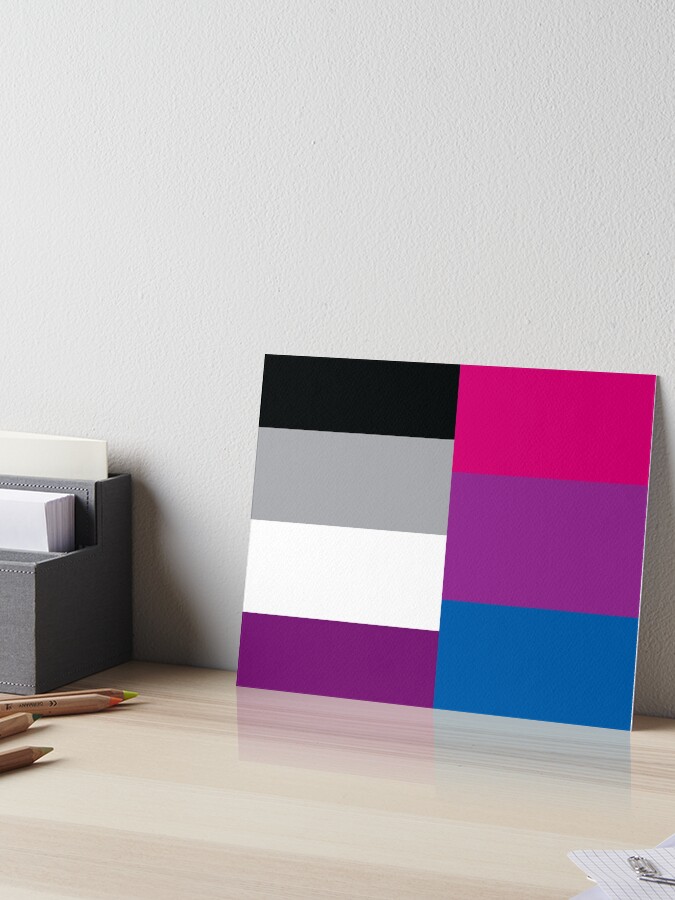 "Asexual Biromantic Dual Pride Flag" Art Board Print for Sale by ...