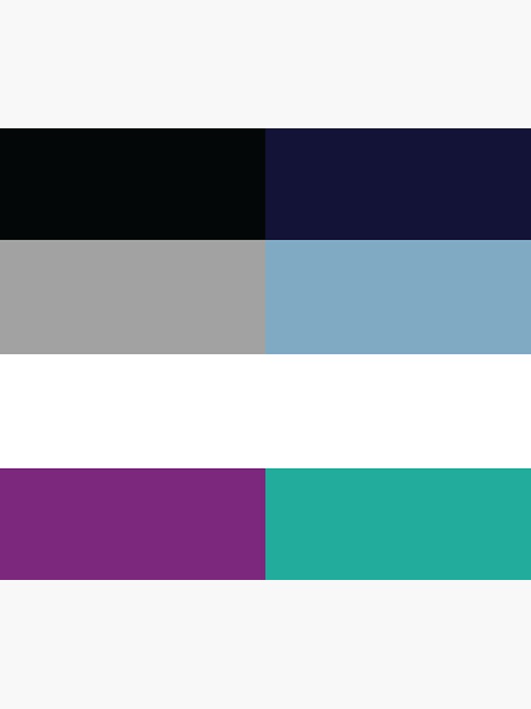 "Asexual Oriented Aroace Dual Pride Flag" Sticker for Sale by ...