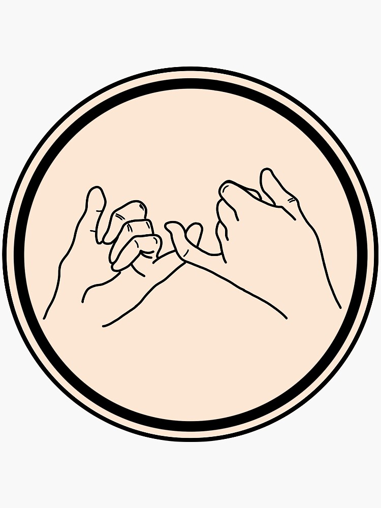 "I Promise" Sticker by asialeong | Redbubble