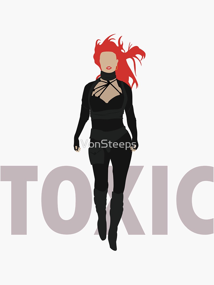 "Britney - Toxic" Sticker for Sale by VonSteeps | Redbubble