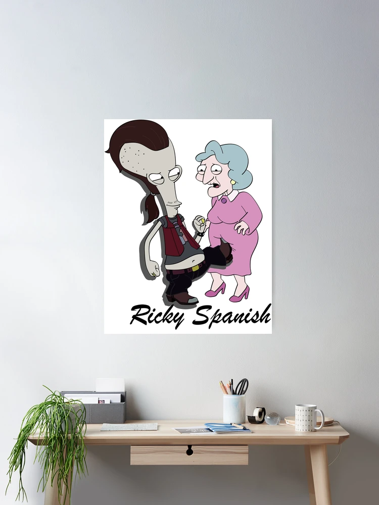 Daid Meiriceánach Roger Ricky Spáinnis American Dad Roger