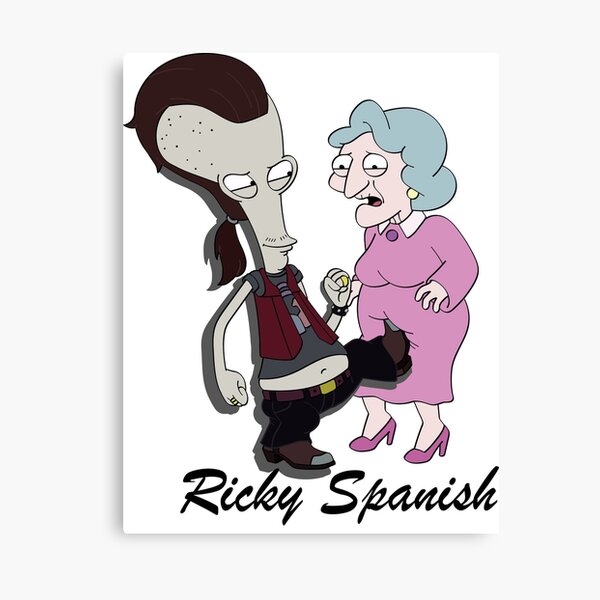 "American Dad Roger Ricky Spanish" Canvas Print for Sale by olivia-krig ...