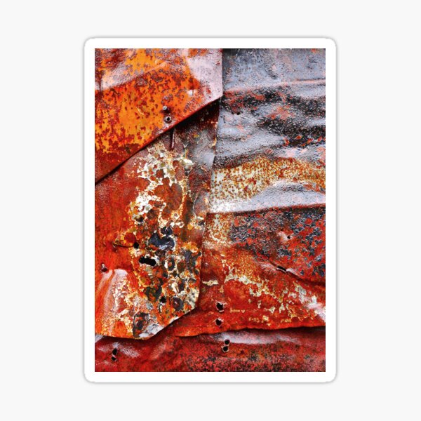 "Aussie Corrugated Galvanised Iron #32" Sticker by Moments-In-Time ...