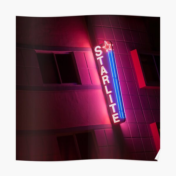 "Starlite" Poster by dabowphoto | Redbubble