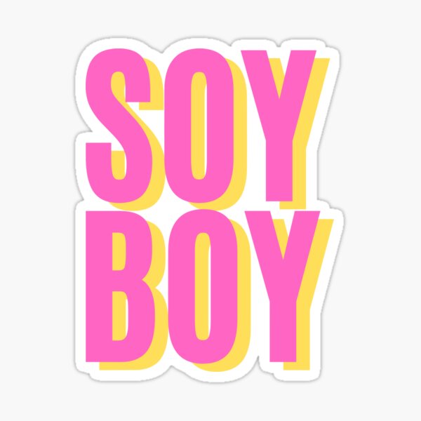 Soy Boy Stickers | Redbubble