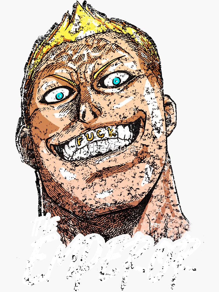 "Emperor Adam Dudley Kengan " Sticker for Sale by TheAsura | Redbubble