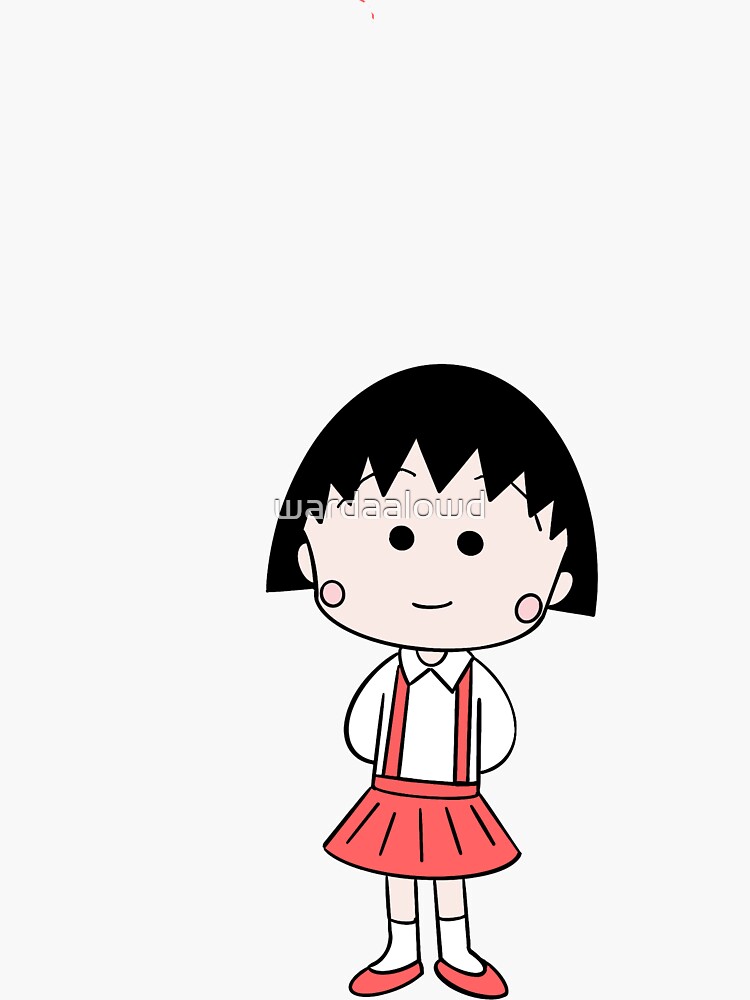 "Chibi maruko-Chan " Sticker by wardaalowd | Redbubble