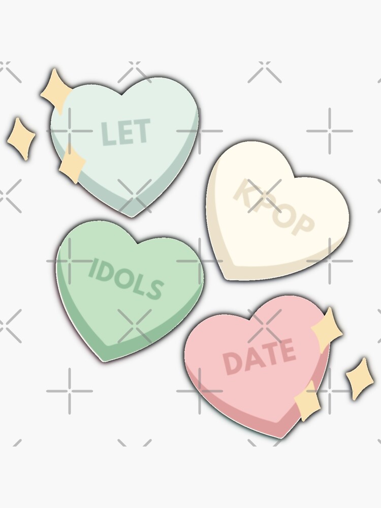 "Let Kpop Idols Date" Sticker by mdoering16 | Redbubble
