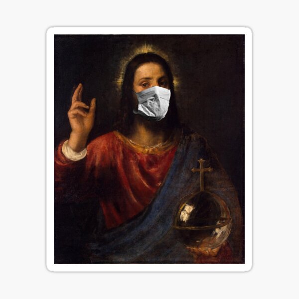 "jesus f christ" Sticker for Sale by khan001 | Redbubble