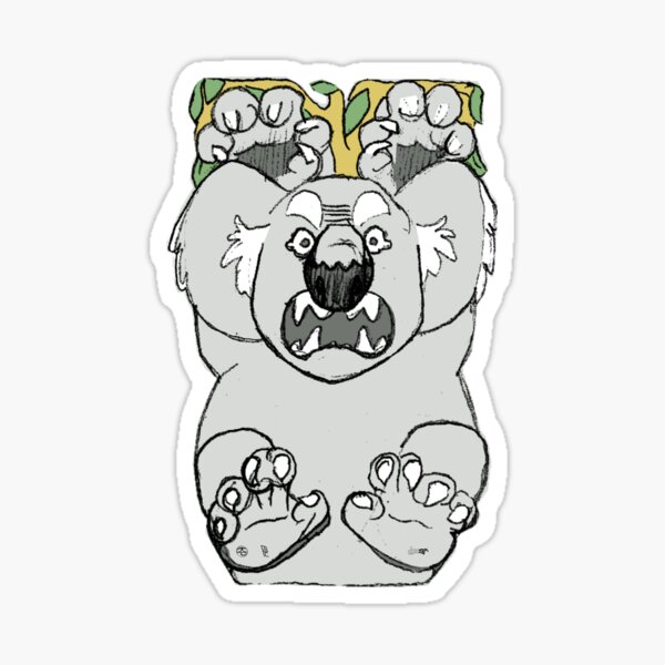 Dropbear Stickers | Redbubble