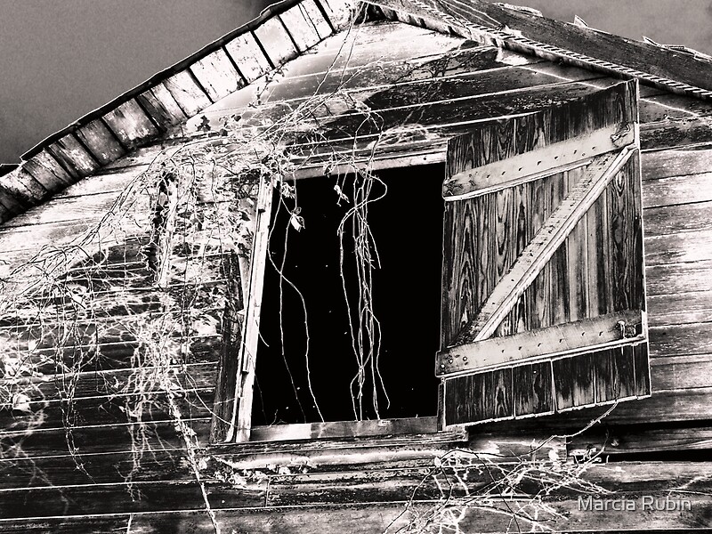 "Hayloft Window " by Marcia Rubin | Redbubble