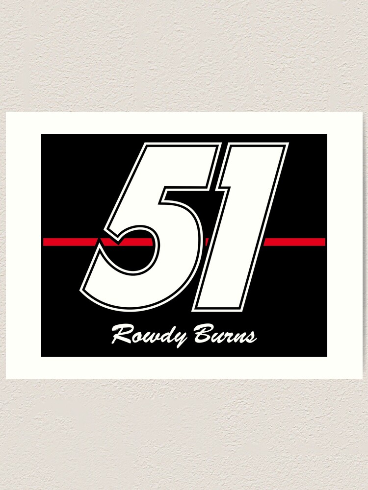 "Rowdy Burns #51 Days of Thunder" Art Print for Sale by BFXIII | Redbubble