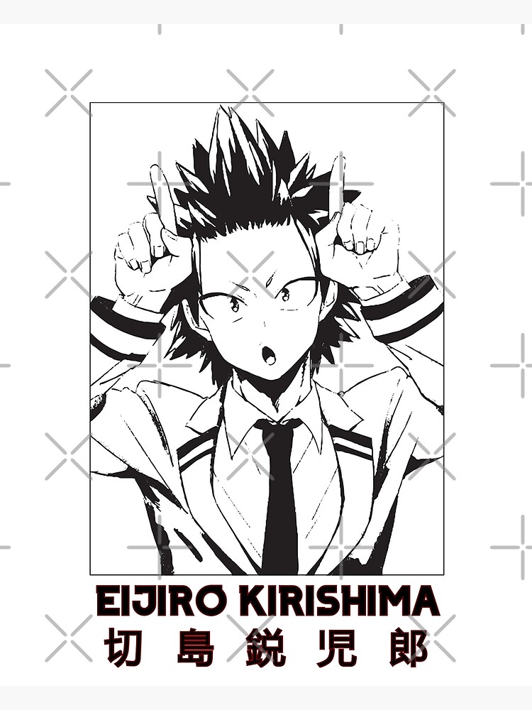 "EIJIRO KIRISHIMA - My Hero Academia - White Version" Poster for Sale ...