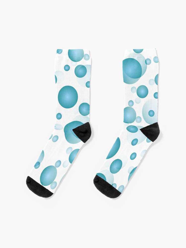 "Blue Bubbles" Socks by iRenza | Redbubble