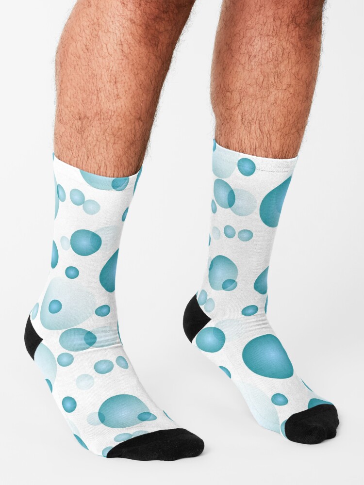 "Blue Bubbles" Socks for Sale by iRenza | Redbubble