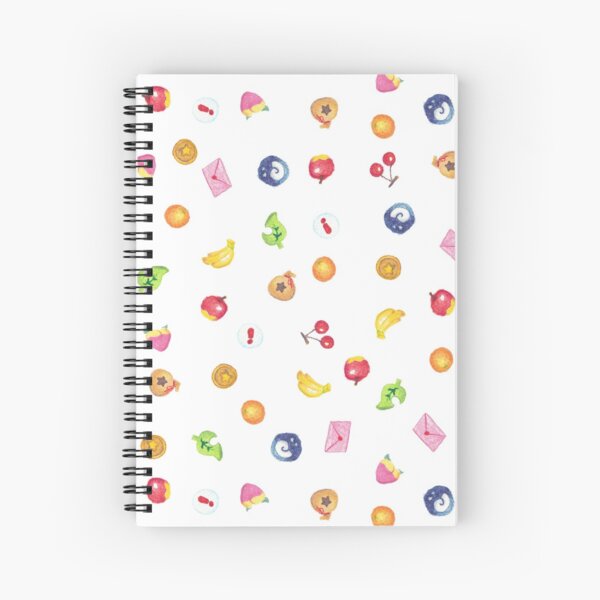 "Animal Crossing Print" Spiral Notebook for Sale by Irn124 | Redbubble