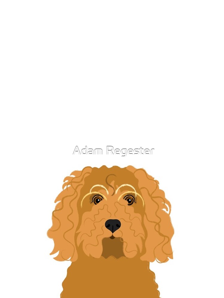 "Cute Cockapoo Portrait" iPhone Case for Sale by AdamRegester | Redbubble