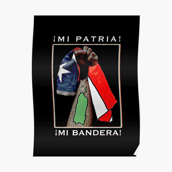 "PUERTO RICO MI PATRIA, MI BANDERA " Poster for Sale by liamaris ...