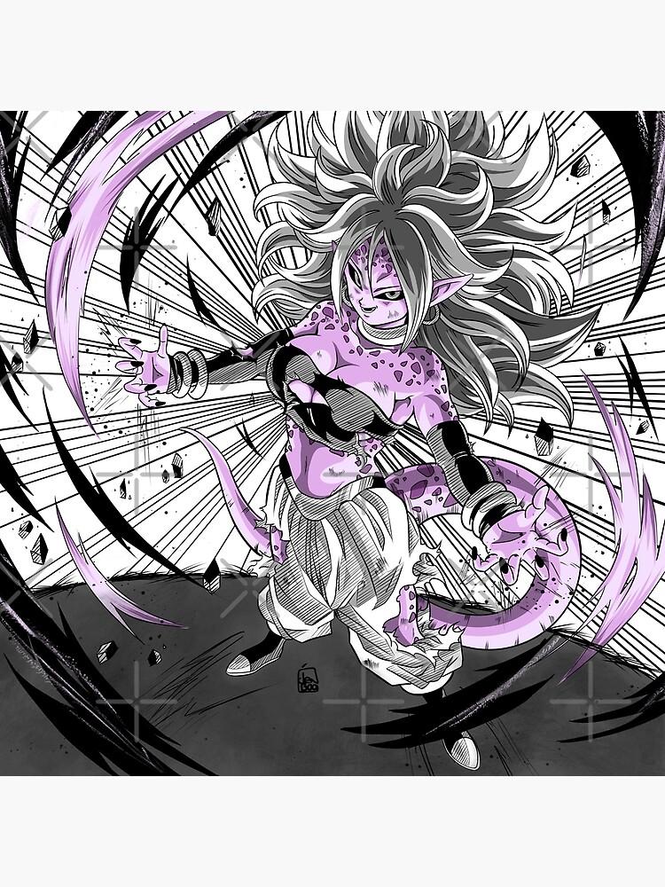 "MAJIN ANDROID 21" Photographic Print for Sale by Jenny-boo-art | Redbubble