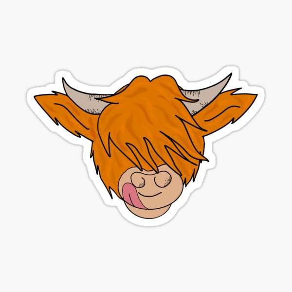 Cartoon Scottish Highland Cow Gifts & Merchandise | Redbubble
