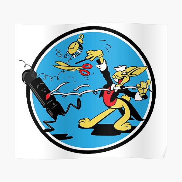 Póster «EOD WWII Rabbit» de jcmeyer | Redbubble