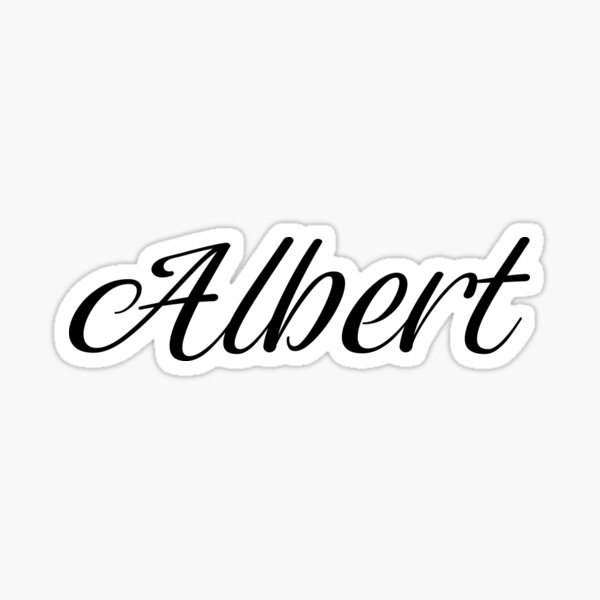 "Albert" Sticker for Sale by gulden | Redbubble