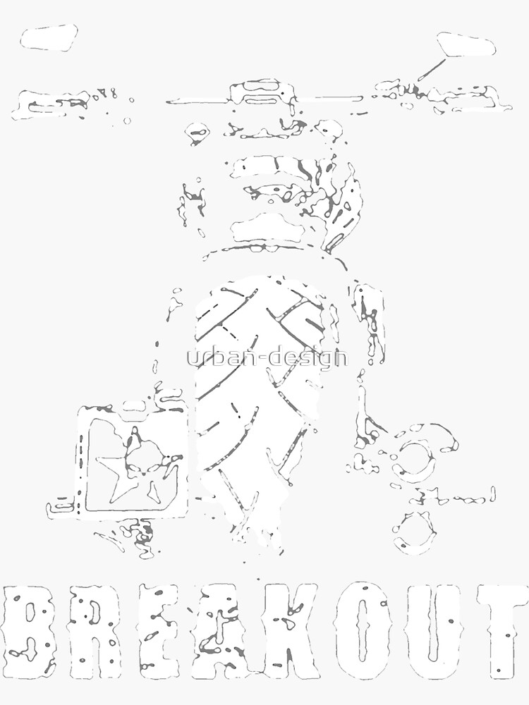 "Breakout - Vintage motorcycle custom chopper biker" Sticker by urban ...