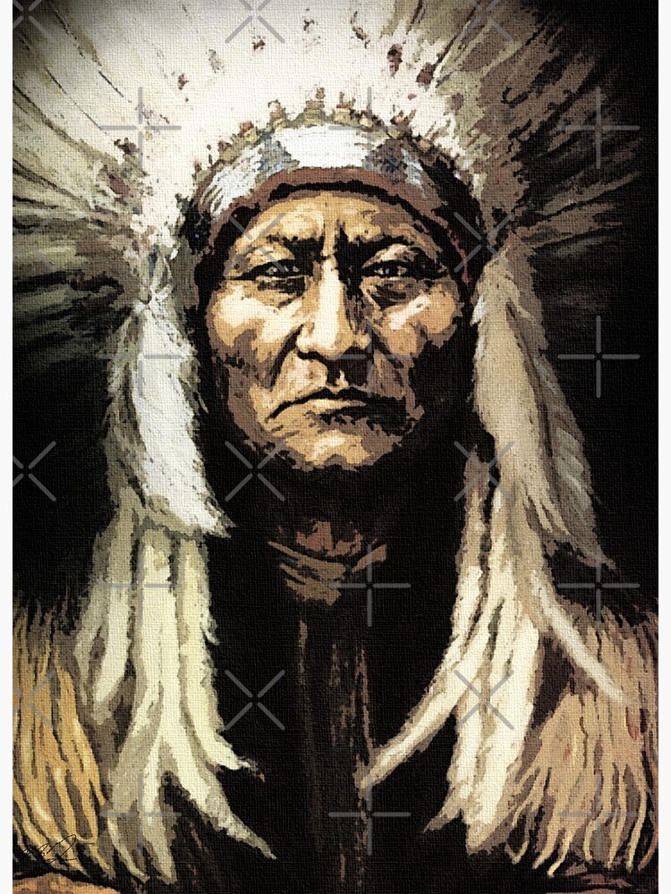 "SITTING BULL" Art Board Print for Sale by PapaSquatch | Redbubble