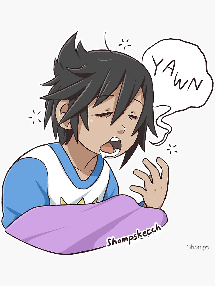 "Xion Sticker | Yawn" Sticker for Sale by Shomps | Redbubble