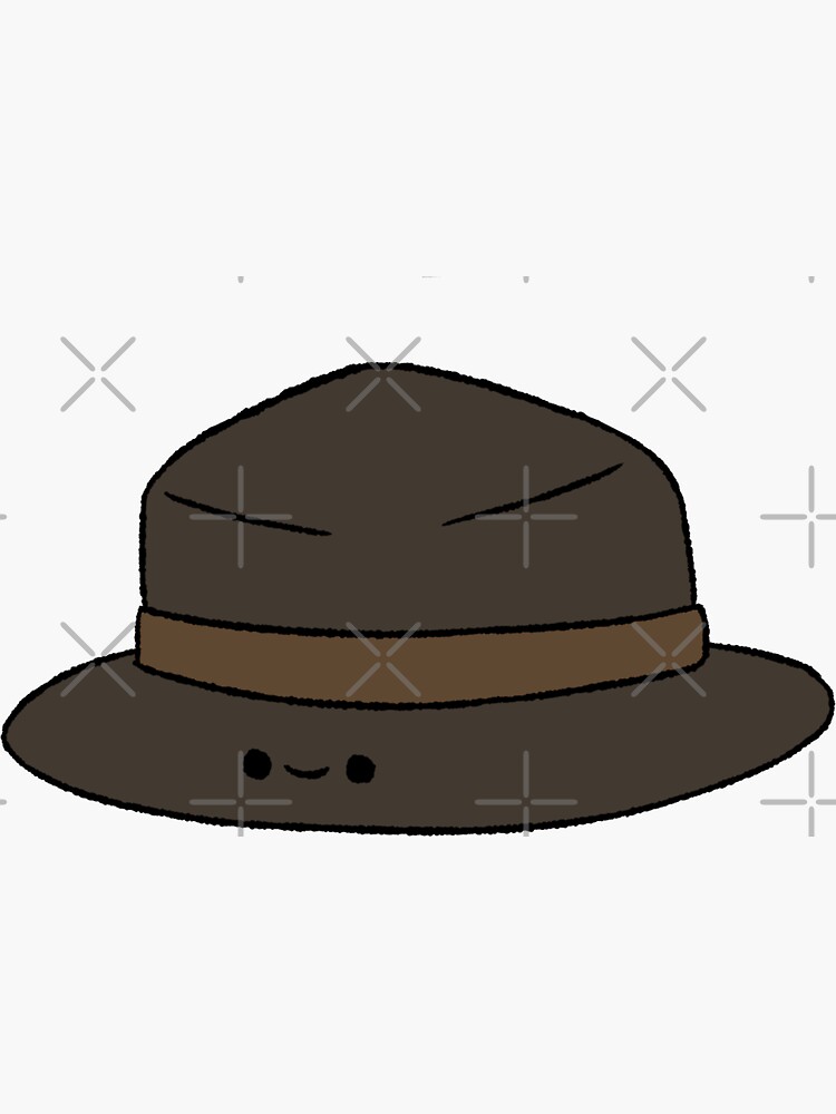 "Chuuya Nakahara Hat" Sticker for Sale by saigikus | Redbubble