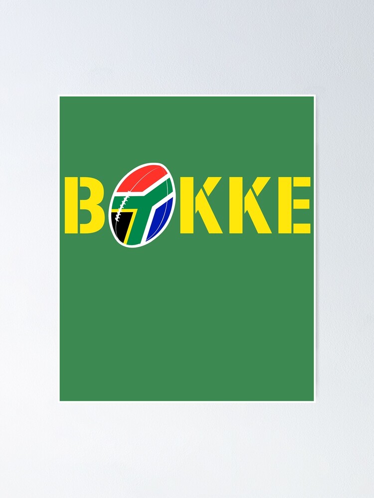 "Bokke South Africa Rugby Flag Springboks Fan Gift" Poster for Sale by ...