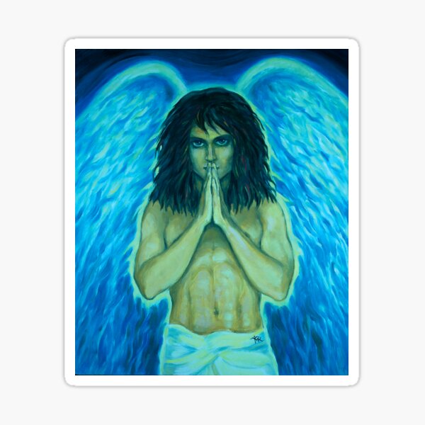 "Blue Angel Guardian Angel Light Being Painting Picture Blue Angel ...