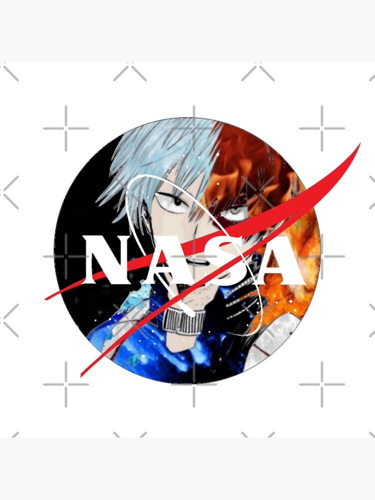 Lámina fotográfica « Pegatina Todoroki Shouto Héroe del logotipo de la ...