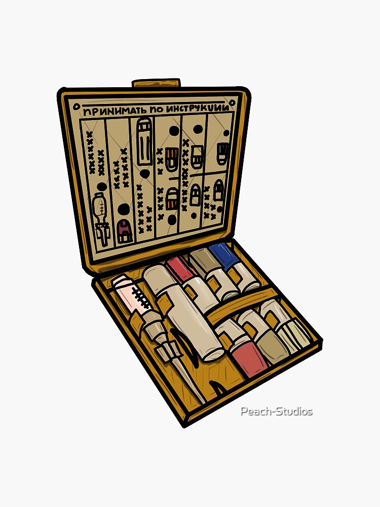 "Escape from Tarkov - AI-2 Medkit" Sticker for Sale by Peach-Studios ...