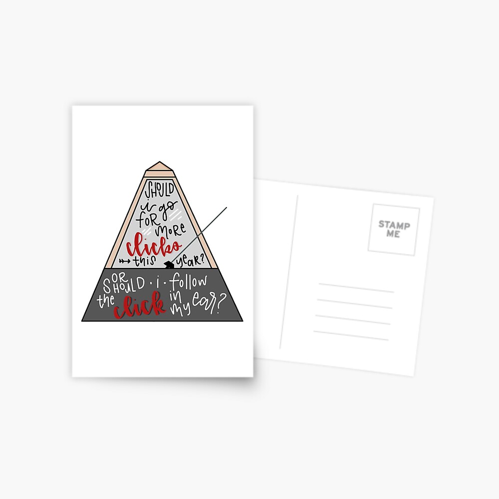 "AJR the click overture / come hang out metronome" Sticker for Sale by ...