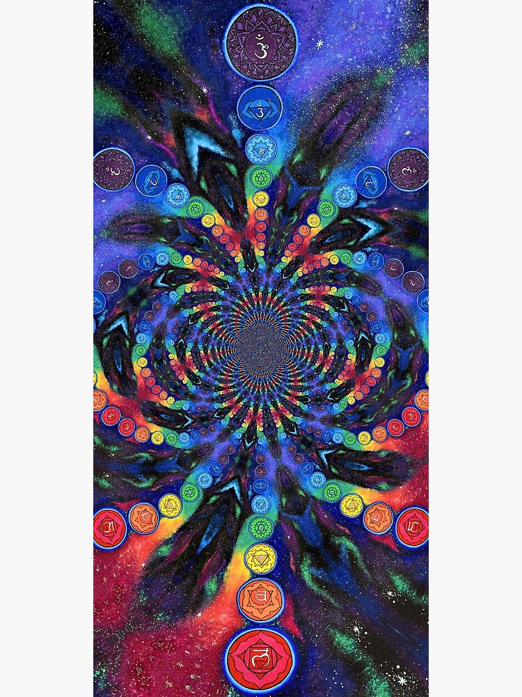 "Psychedelic Chakra Fractal, Trippy Kaleidoscope Sacred Geometry ...