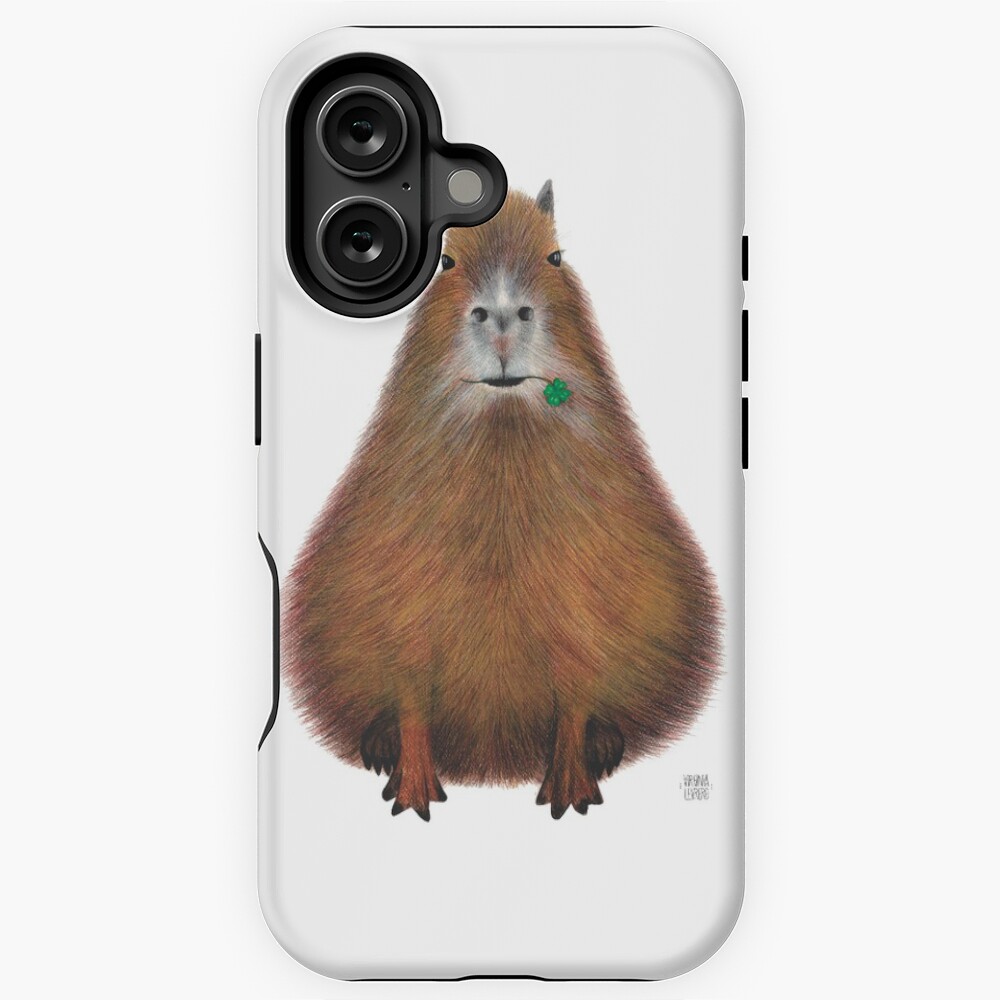 "Capybara high quality, hand made illustration" Poster by ...