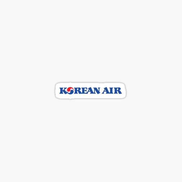 "Korean Air logo" Sticker for Sale by Trevor Richter | Redbubble