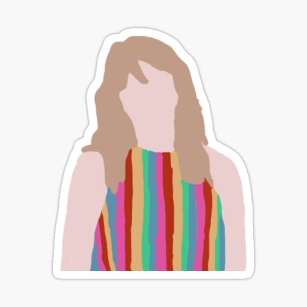 "taylor swift reputation stadium tour delicate rainbow dress" Sticker ...