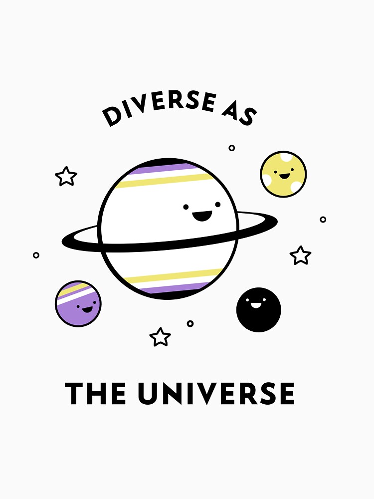 Diverse As The Universe Diversity Design T Shirt For Sale By Cido39